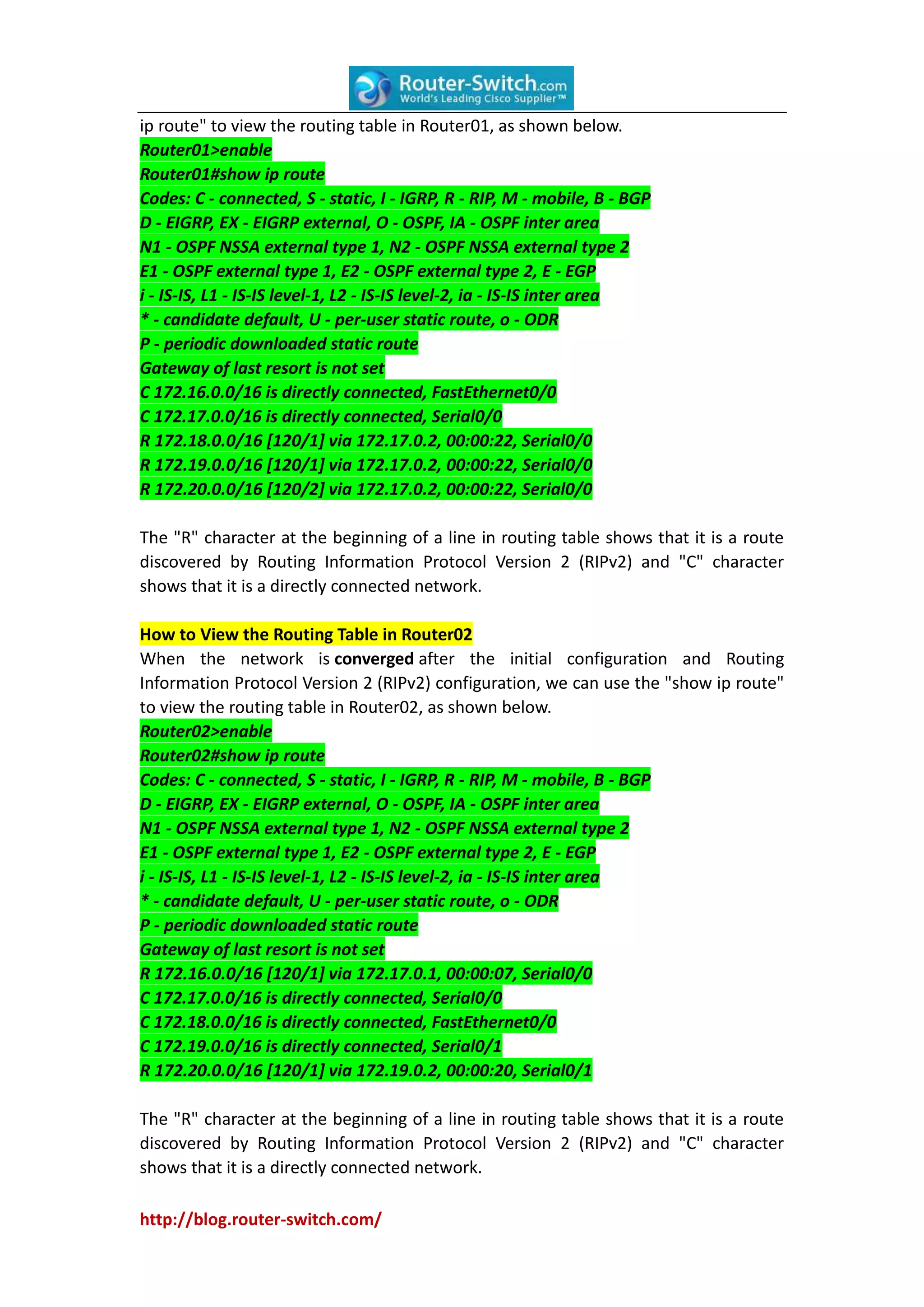 How to Configure Routing Information Protocol (RIP) | DOCX