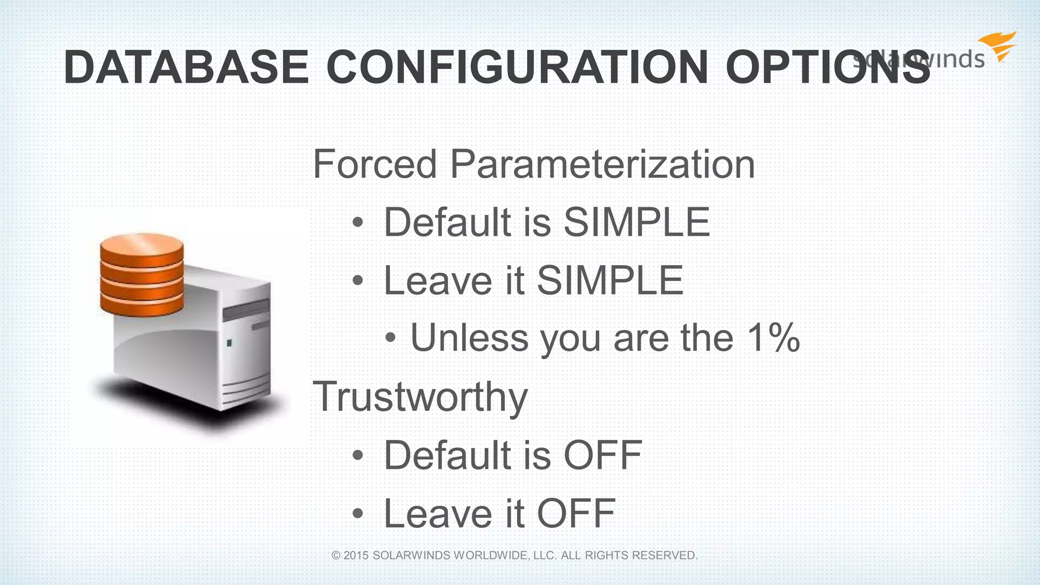 How to configure SQL Server like a pro | PDF