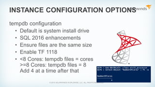How to configure SQL Server like a pro | PPT