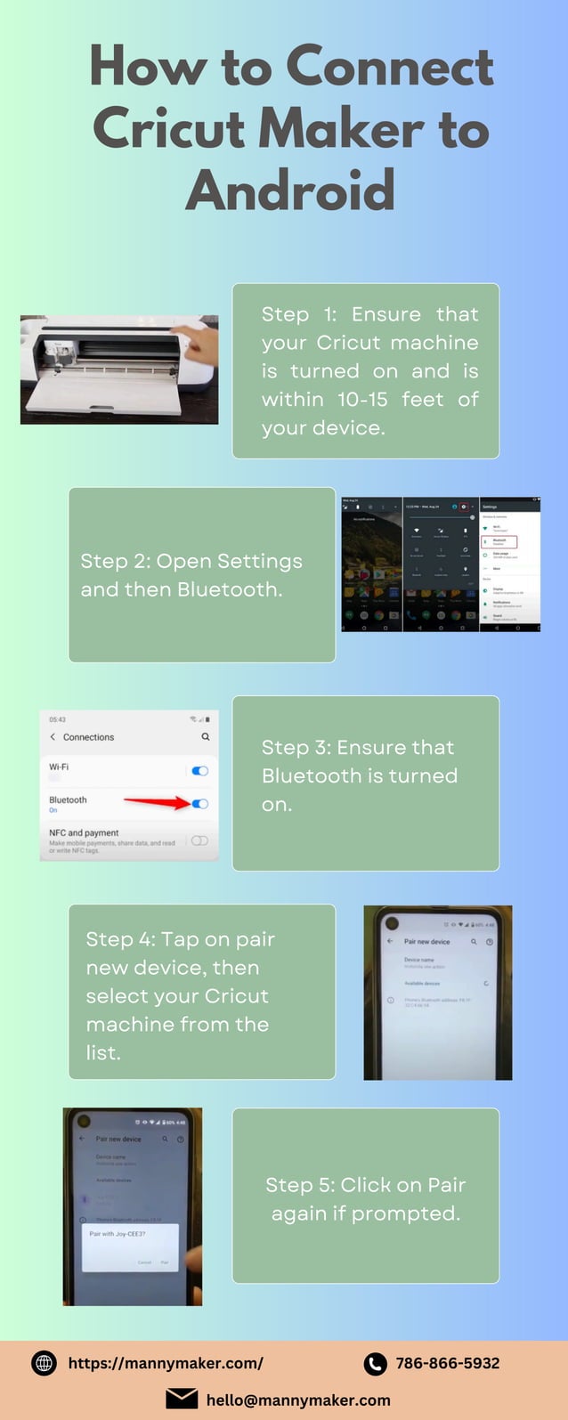 How to Connect Cricut Maker to Android ? | PDF | Free Download