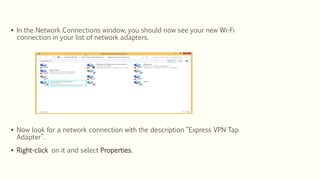 How to connect express VPN - Windows | PPT