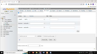 How to connect login form to mysql.pptx