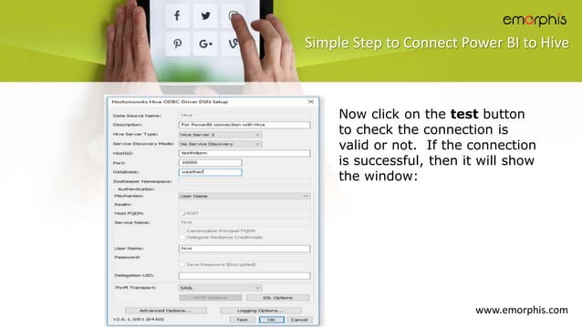 How to Connect Microsoft Power BI with Hive? | PPT
