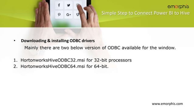 How to Connect Microsoft Power BI with Hive? | PPT