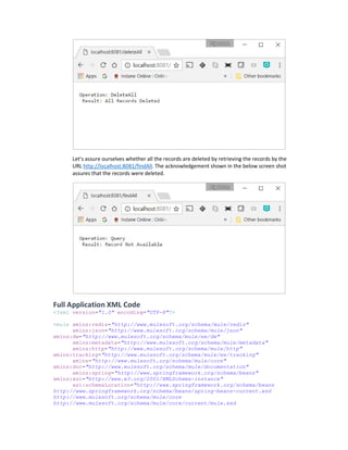 How to connect redis and mule esb using spring data redis module | PDF