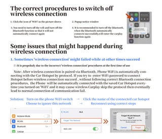 How to connect wired and wireless carplay & trouble shooting.pdf