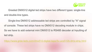 How to connect wire with dmx512 led strips | PPTX