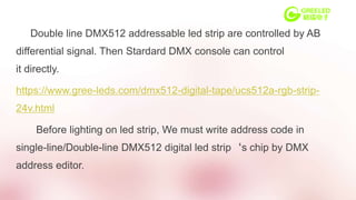 How to connect wire with dmx512 led strips | PPT