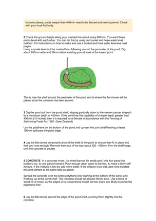 How to construct a suimple garden pond | PDF