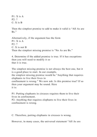 How to Construct a Valid Main Argument 1. State your (tent.docx