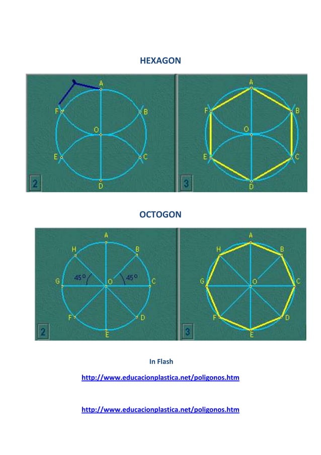 How to construct polygons using a compass | DOCX