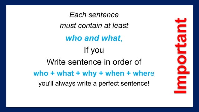 How to construct sentences in english | PPTX | Programming Languages ...