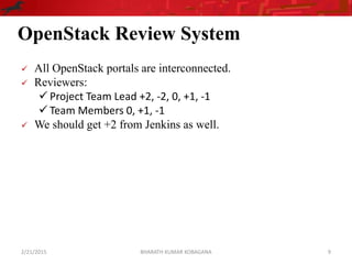 How to contribute – open stack part 1 | PPT