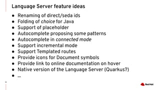 How to contribute textual tooling for apache camel in several id es | PPT