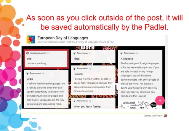How to contribute to a padlet in twinspace | PPSX | Technology & Computing
