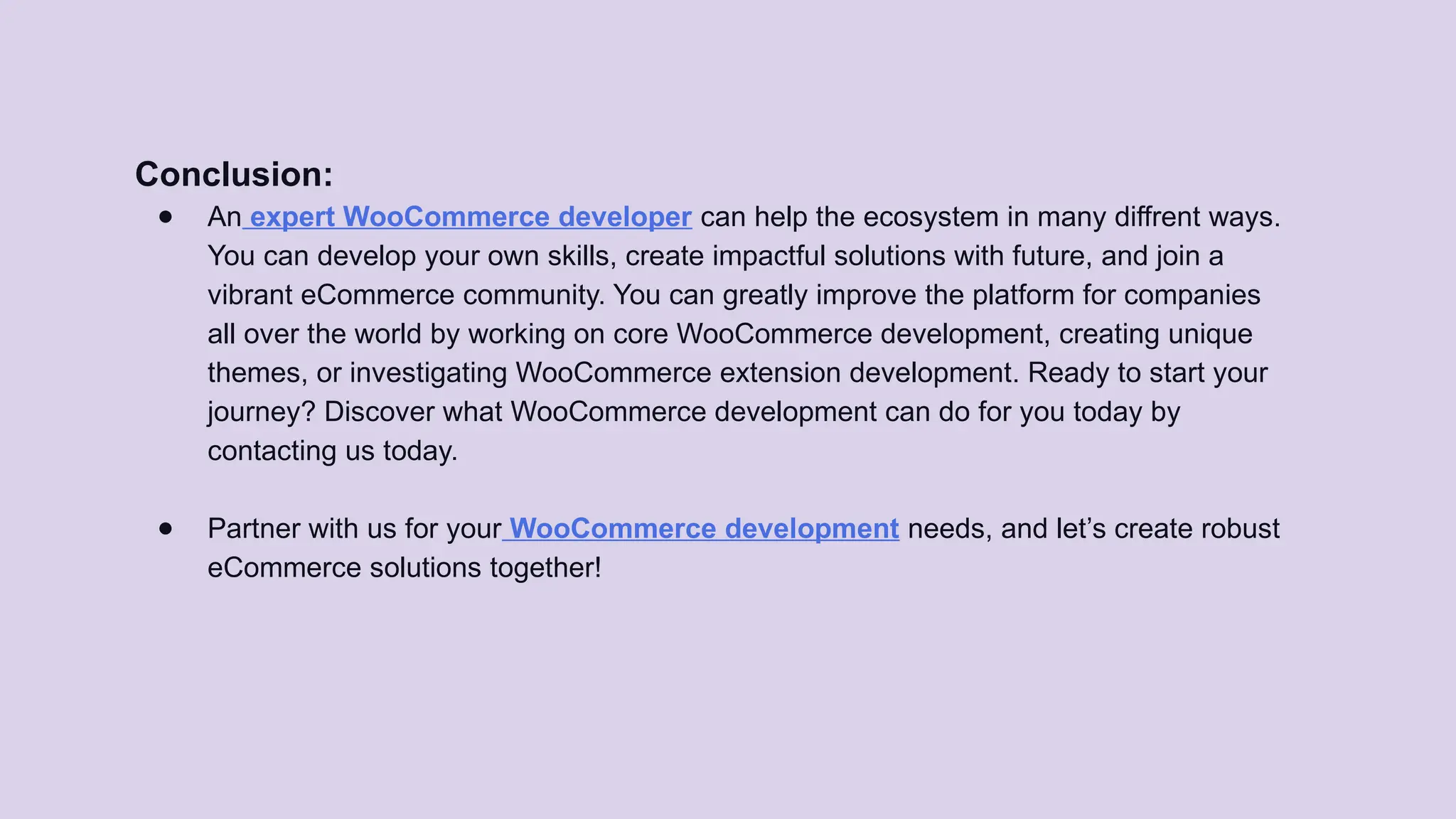 How to Contribute to the WooCommerce Ecosystem as a Developer | PPT