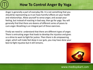 How To Control Anger By Yoga | PPTX