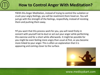 How to Control Anger With Meditation | PPTX | Mental Health | Diseases ...