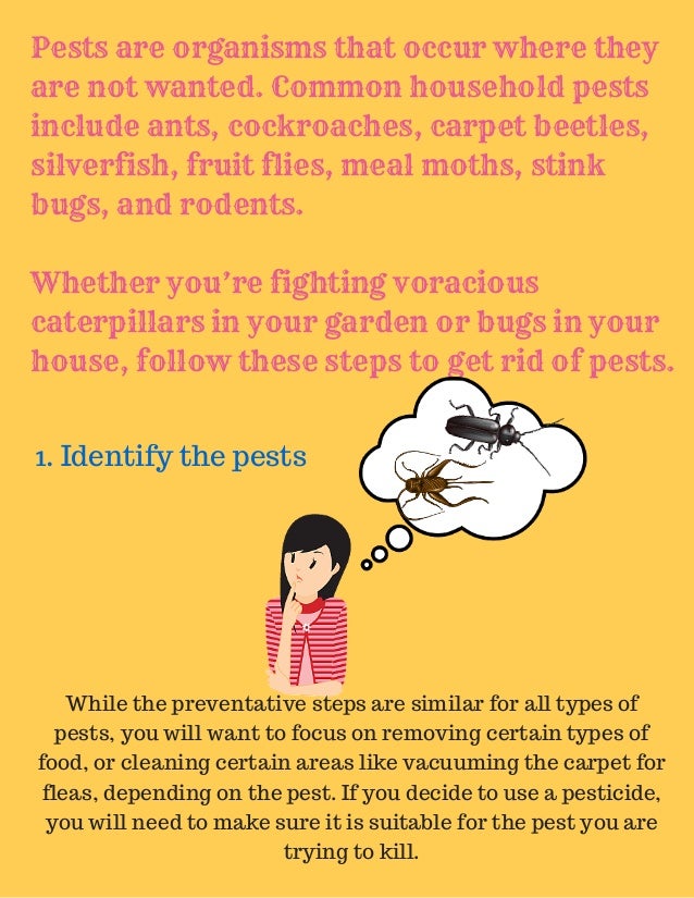 How to control pests