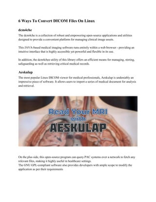 How To Convert DICOM Files Into Viewable Formats On Linux.pdf