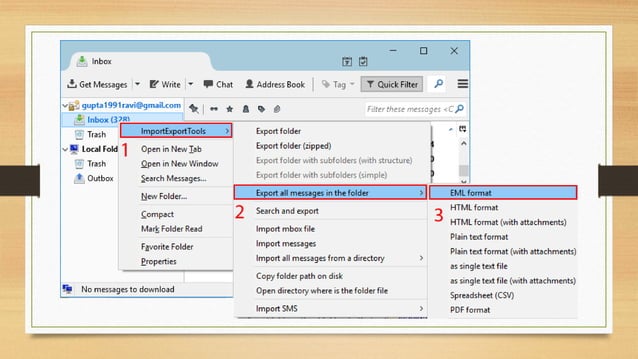 Convert MBOX Files to EML Format In Few Simple Steps | PPT