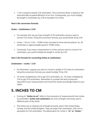 How to Convert MM to Inches and CM to Inches.pdf | Physics | Science