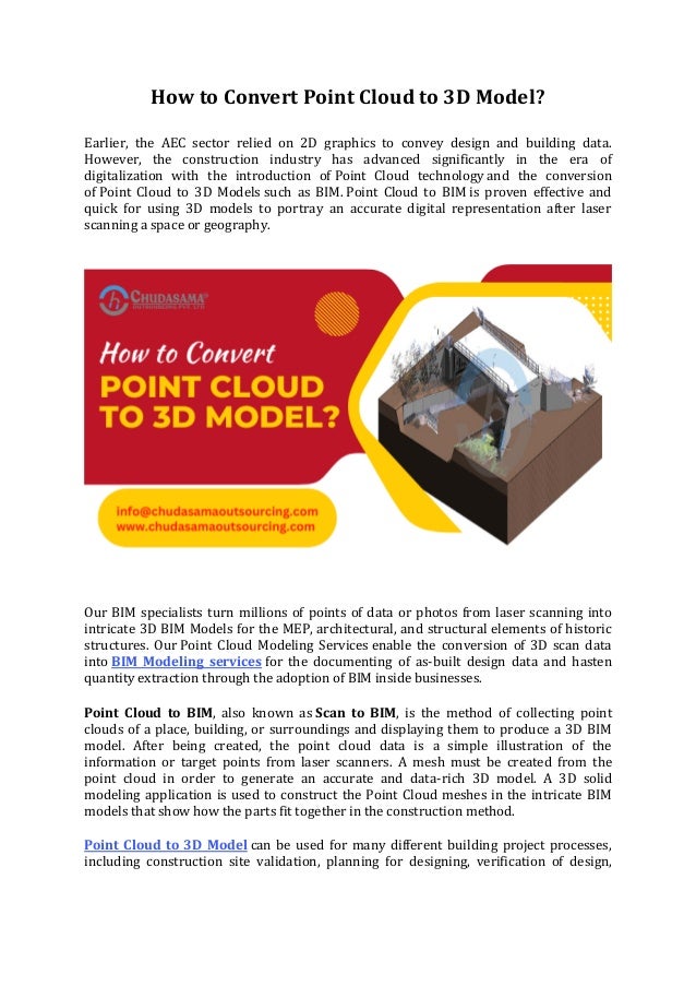 How to Convert Point Cloud to 3D Model? | PDF