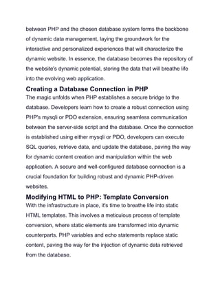 How to Convert Static Website to Dynamic in Php.pdf