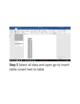 How to Convert XRD, FTIR File Data to Word Table in Order to Draw Plot ...