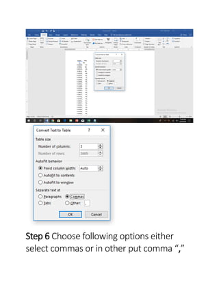 How to Convert XRD, FTIR File Data to Word Table in Order to Draw Plot ...