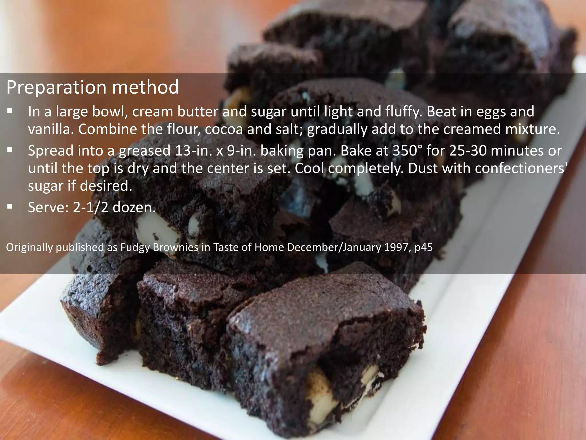 How to cook brownies | PPTX