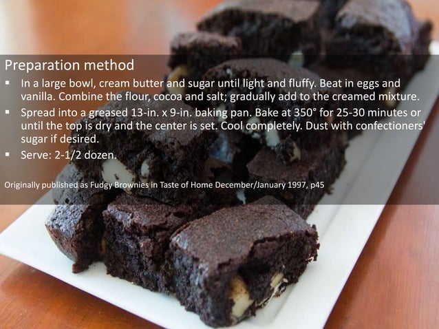 How to cook brownies | PPTX