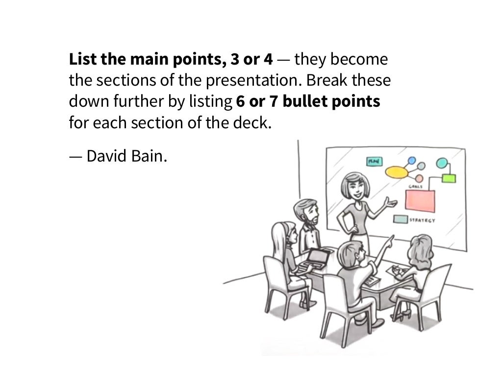 List the main points, 3