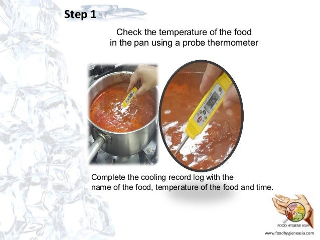 How to cool food effectively and safely using an ice bath