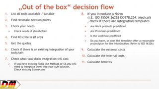 How to choose an ALM tool | PPT