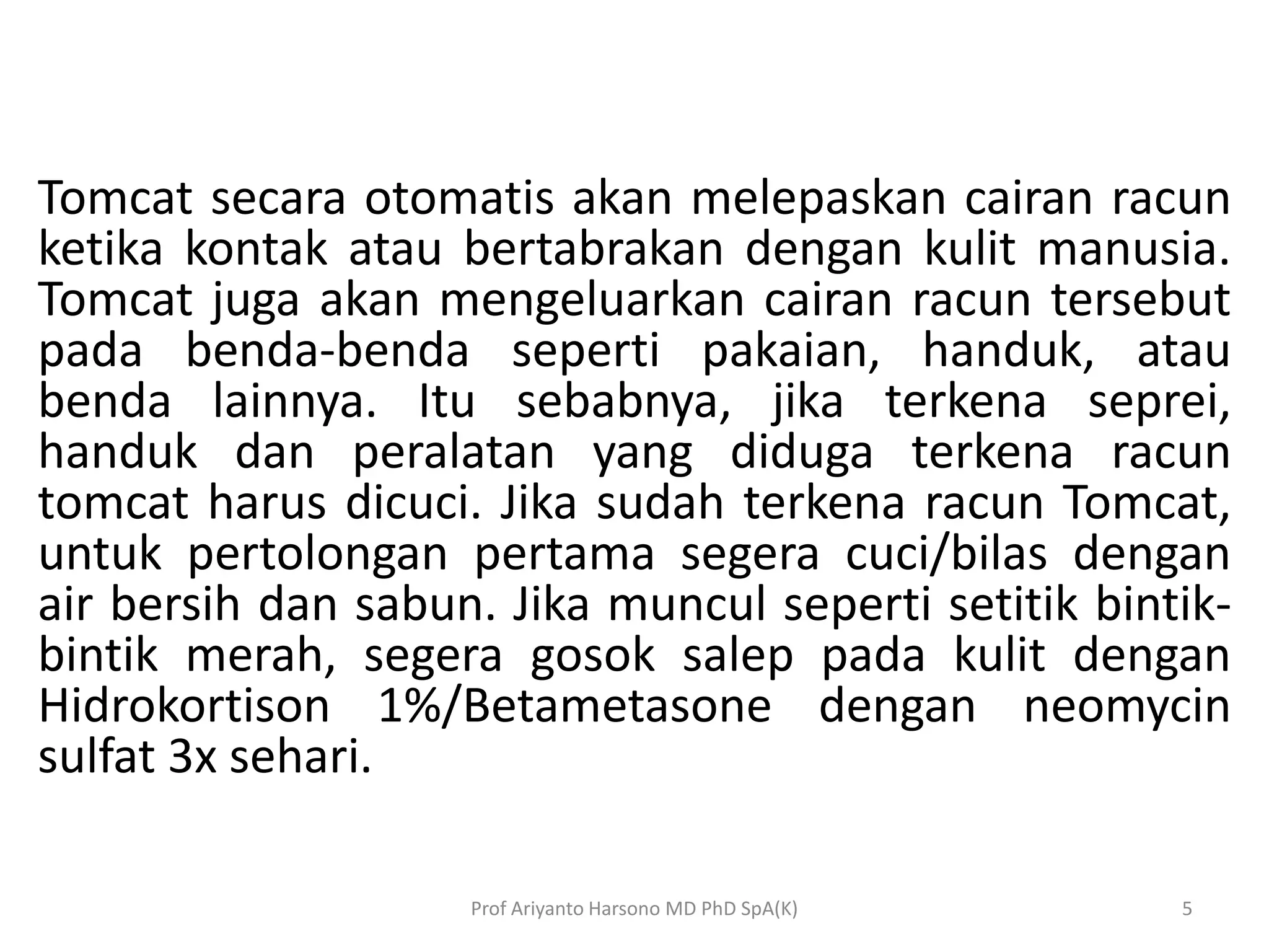 How to cope with tomcat bite | PPT