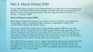 How to copy and rip disney dvd | PPT