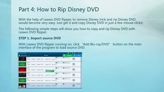 How to copy and rip disney dvd | PPT