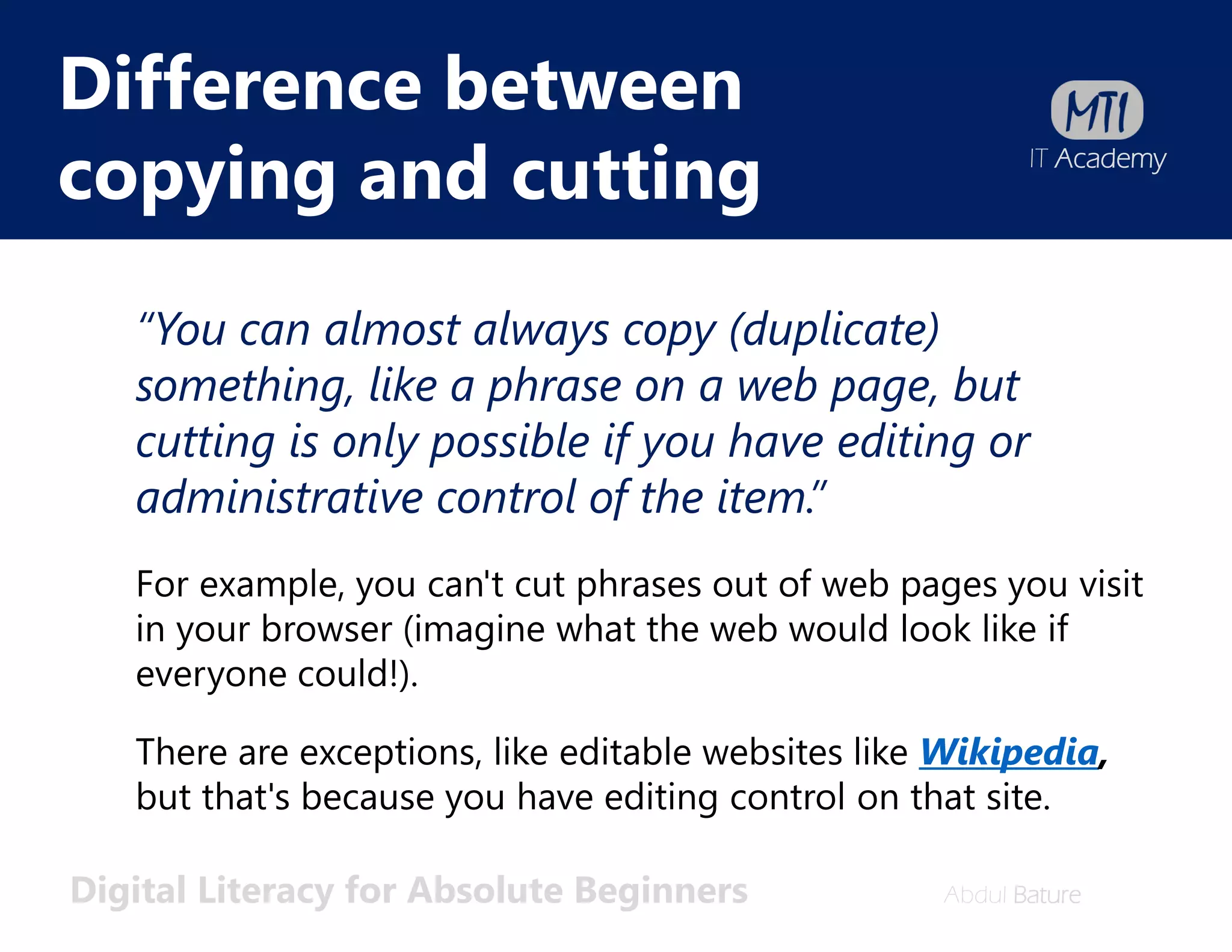 How to copy cut and paste | PDF