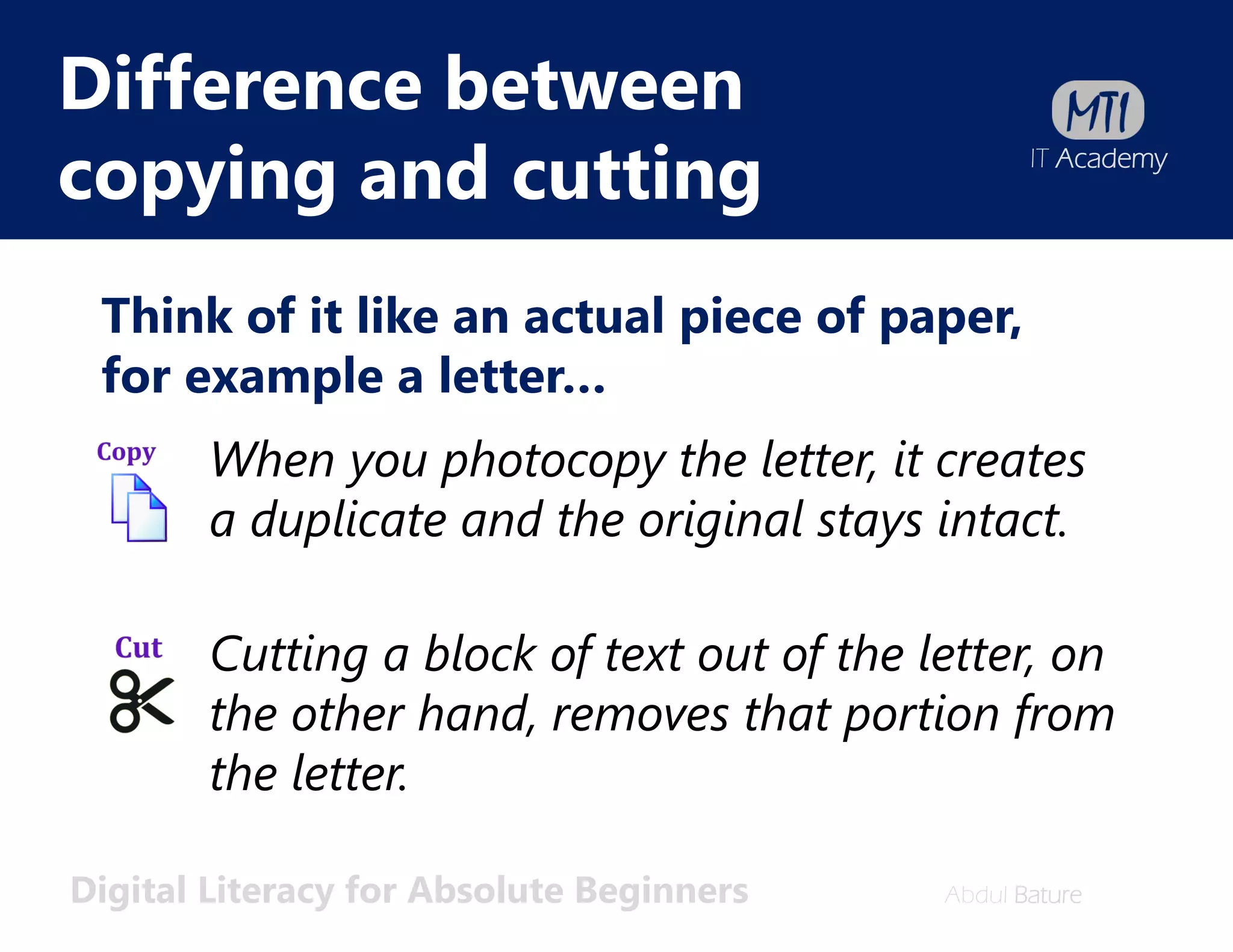 How to copy cut and paste | PDF