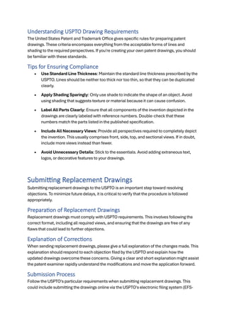 How to Correct Objected Patent Drawings and Ensure USPTO Compliance | InventionIP | PDF