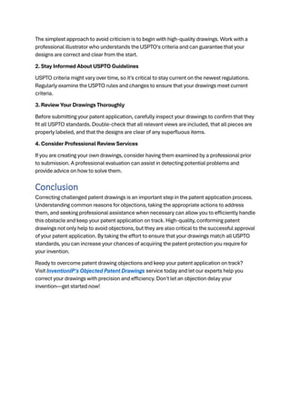 How to Correct Objected Patent Drawings and Ensure USPTO Compliance ...