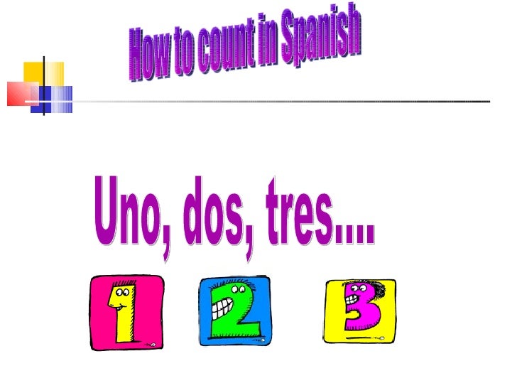 How To Count In Spanish