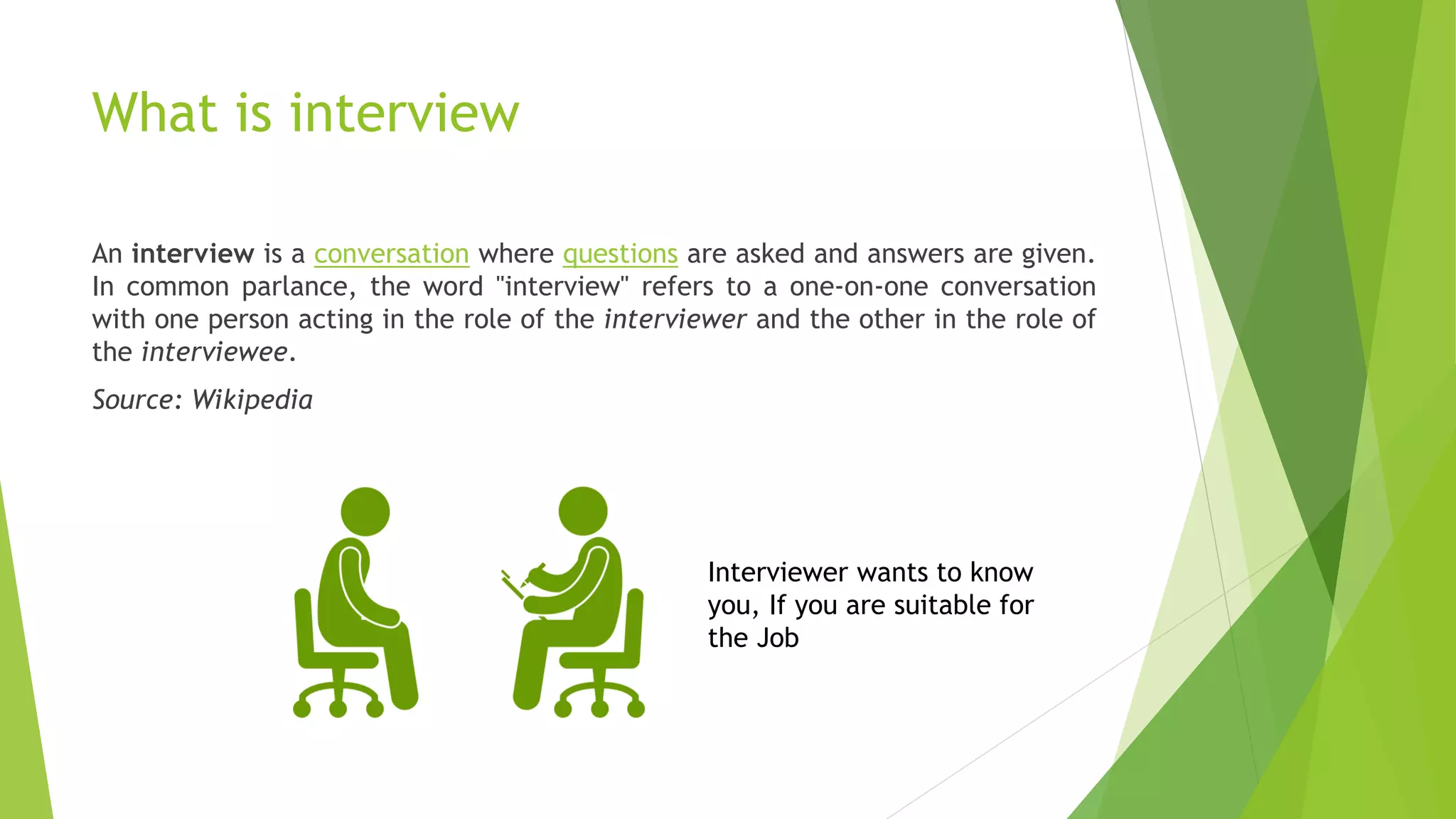 How to crack an interview | PPT