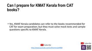 How to crack kmat Q&A Session | PDF