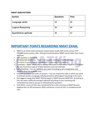 How to crack nmat in 3 months | PDF