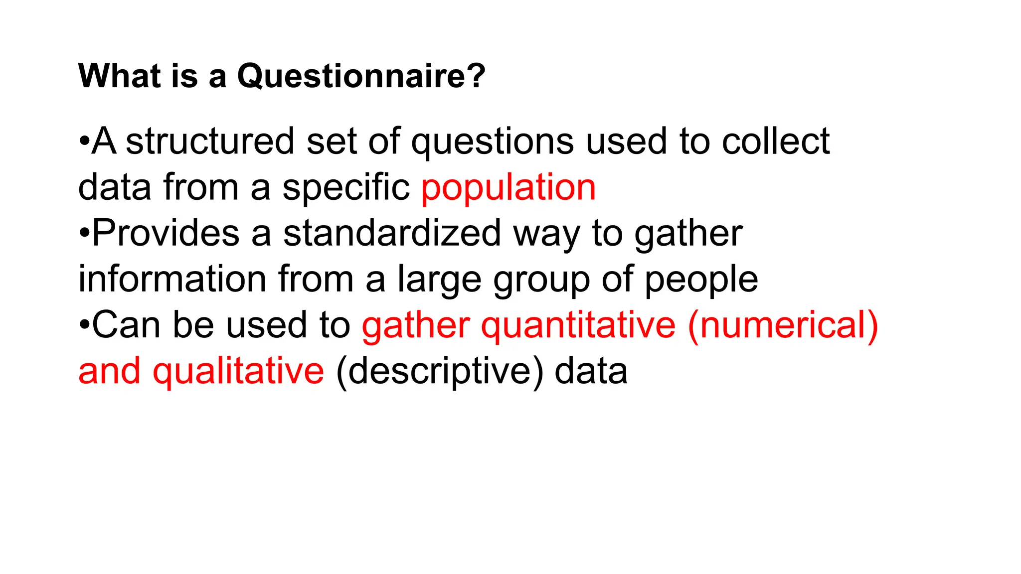 How to craft a best questionnaire for mini.pptx