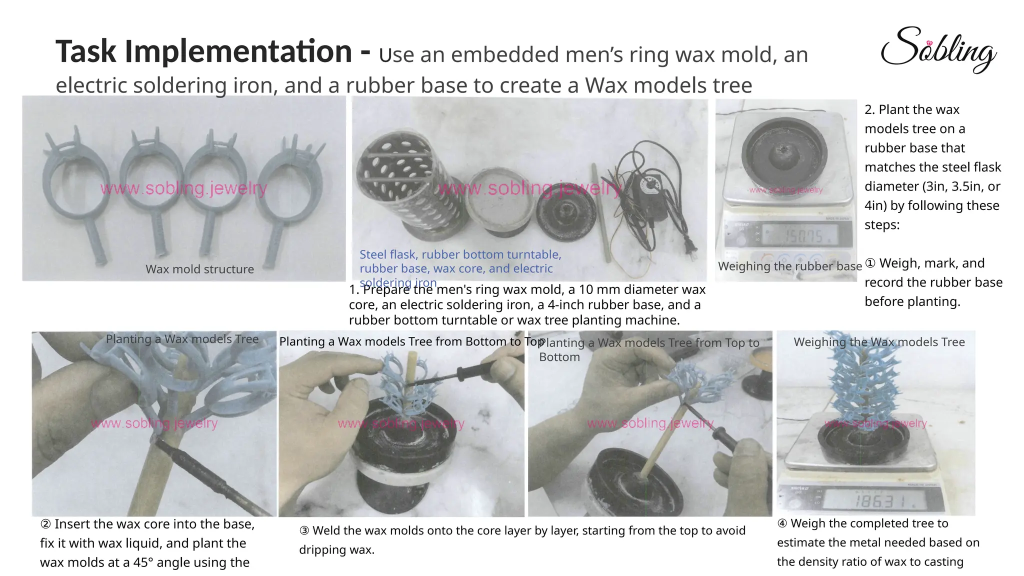 How To Craft Wax Models Trees For Casting Gold, Silver, And Platinum ...