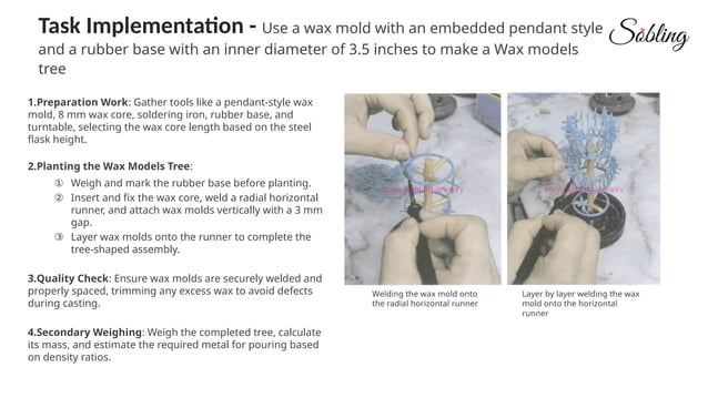 How To Craft Wax Models Trees For Casting Gold, Silver, And Platinum ...