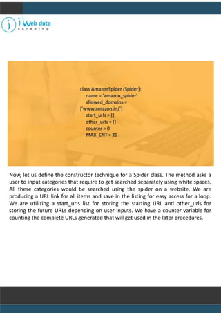 How To Crawl Amazon Website Using Python Scrap (1).pptx | Internet for Beginners | Internet